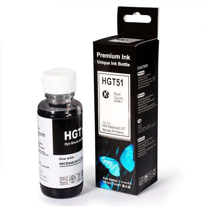 TINTA COMP HP GT51 NEGRO 70ML - Genius CT Computadoras