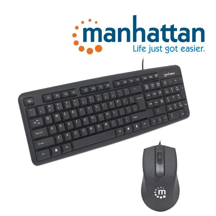 KIT TECLADO/MOUSE MANHATTAN 178464 - Genius CT Computadoras