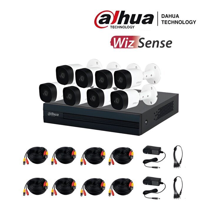 CCTV 2MPX 8CAN/8CAM MET DAHUA WIZSENSE X - Genius CT Computadoras