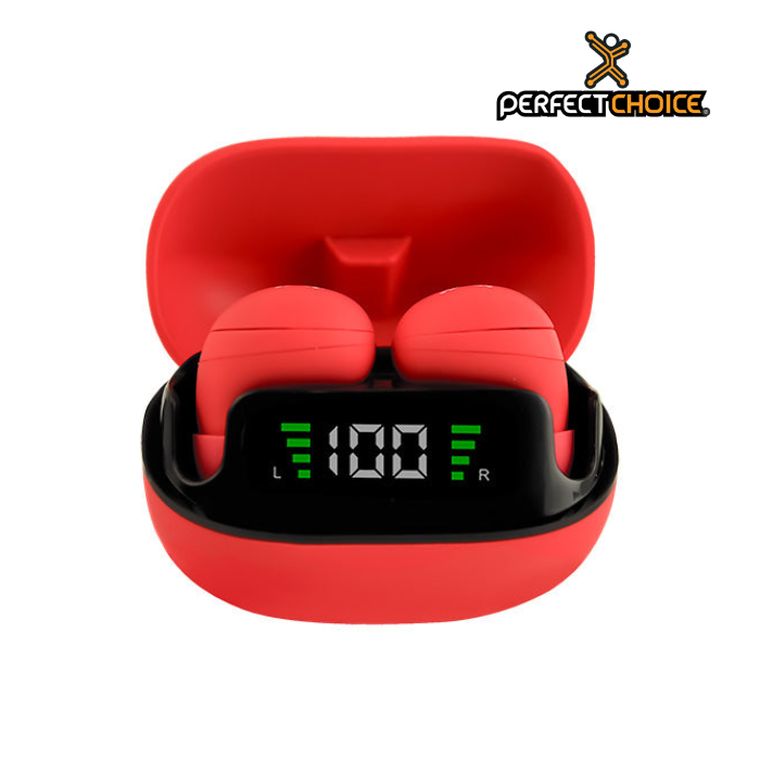 AUDIFONOS TWS PERFECT TINY BEATZ ROJO - Genius CT Computadoras