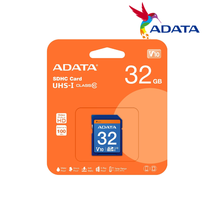 MEMORIA SD 32 GB ADATA CL10 P/CAMARA - Genius CT Computadoras
