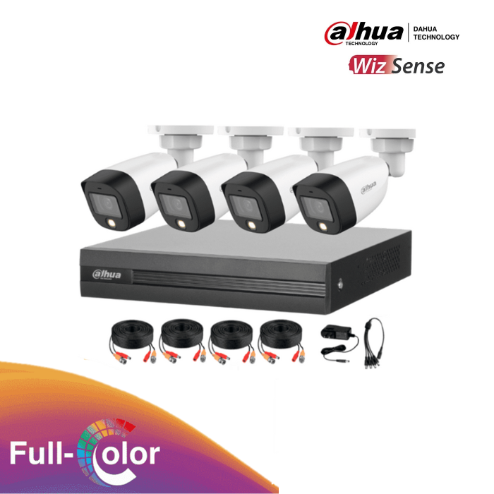 CCTV 2MPX DH-KIT/XVR1B04-I/4-HFW1239CN-A-LED-0280B - Genius CT Computadoras