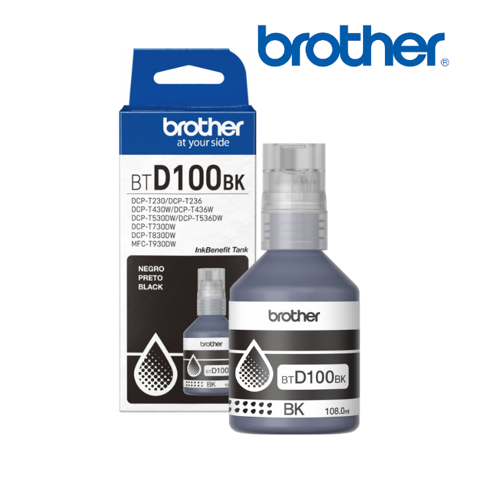 TINTA BROTHER BTD100BK NEGRA 108ML - Genius CT Computadoras